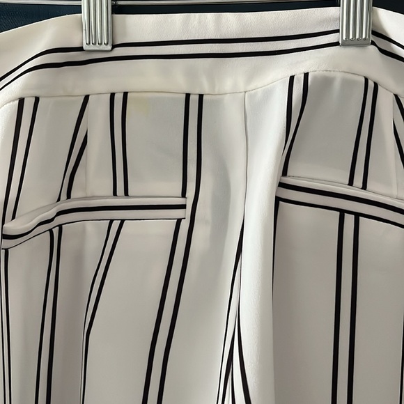 Bar III | Pants & Jumpsuits | Bar 1 Wide Leg Black And White Striped ...